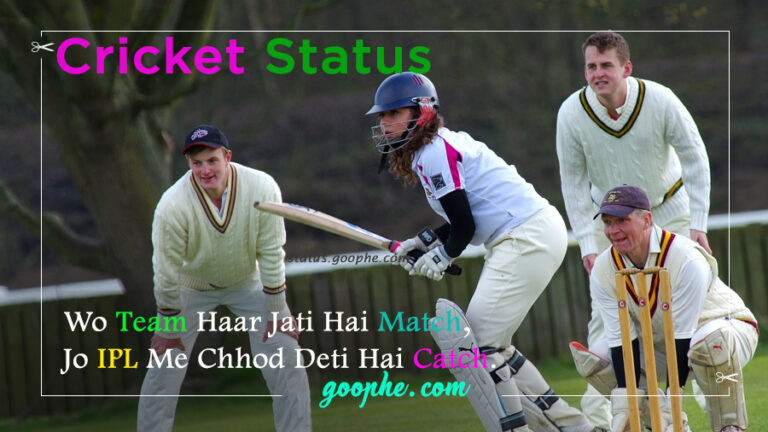 77+ Cricket Status In Hindi | Cricket Love Quotes | Cricket Thoughts