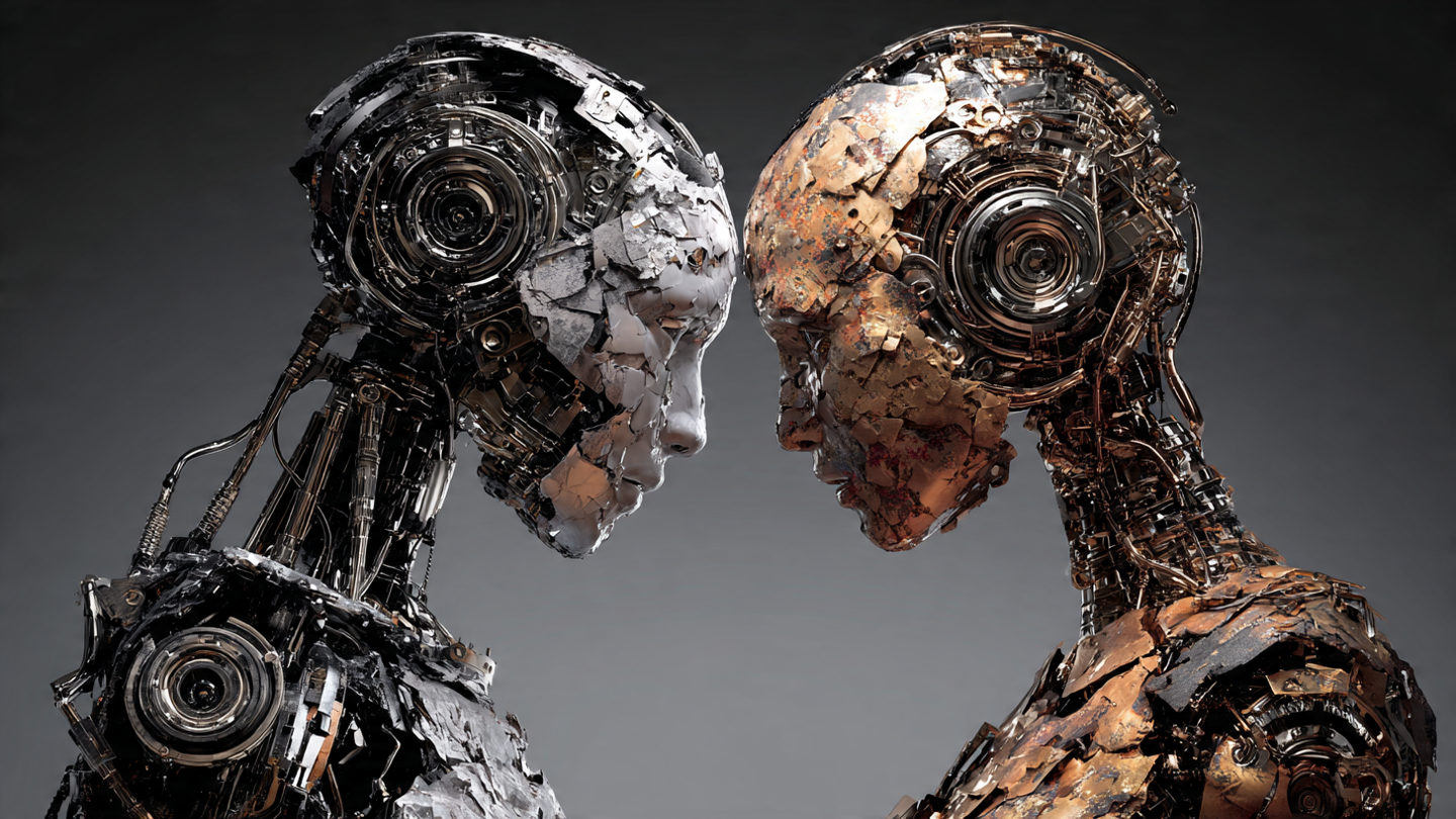 Robot vs Human Status in Hindi – मज़ेदार और मोटिवेशनल स्टेटस